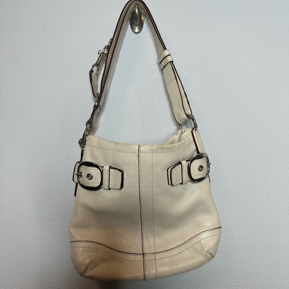 Coach | Bags | Coach Leather Bag Cream Color | Poshmark